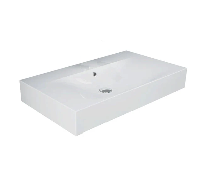 Barclay B/3-618WH Des 810 Basin Only - White – Plumbing Overstock