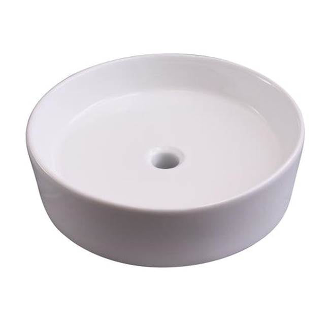 Barclay 4-8034WH Shelburn Above Counter Basin 17 - 3/4 Circle No Fct H – Plumbing Overstock