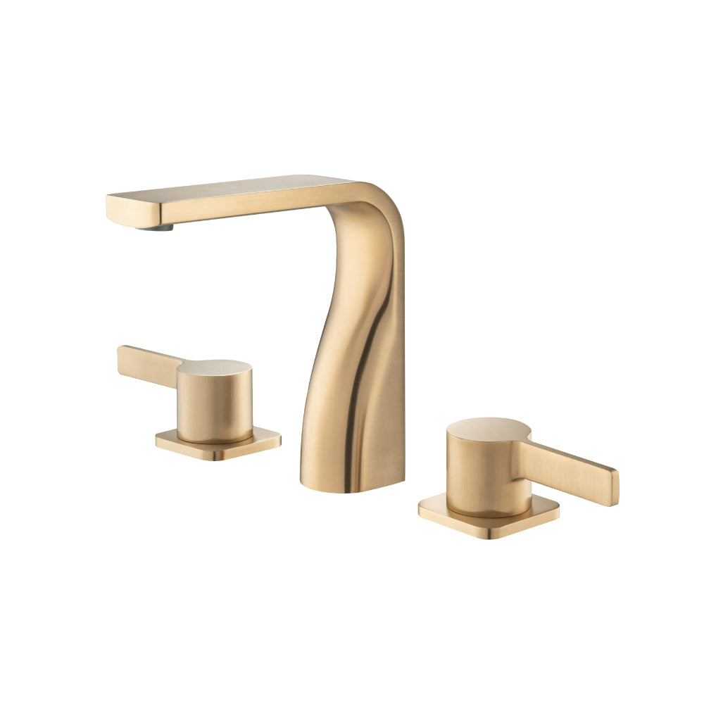 Flusso Serie 260 260.2001 Three Hole 8" Widespread Two Handle Bathroom ...