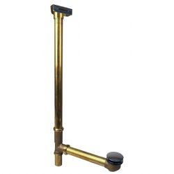 Westbrass 7931817LD 22 in. Linear Overflow with ADA Approved Tip-Toe D ...