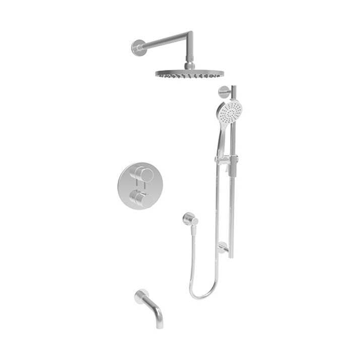 BARiL PRO-4302-66-NS Complete Thermostatic Pressure Balanced Shower Ki ...