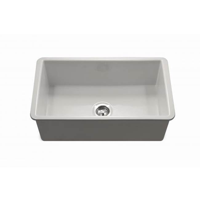 Hamat H-CHE-3219SU Undermount Fireclay Single Bowl Kitchen Sink ...