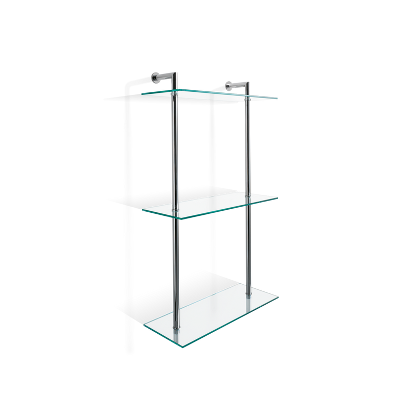 Decor Walther 0701500 DW 016 Glass rack - Chrome – Plumbing Overstock