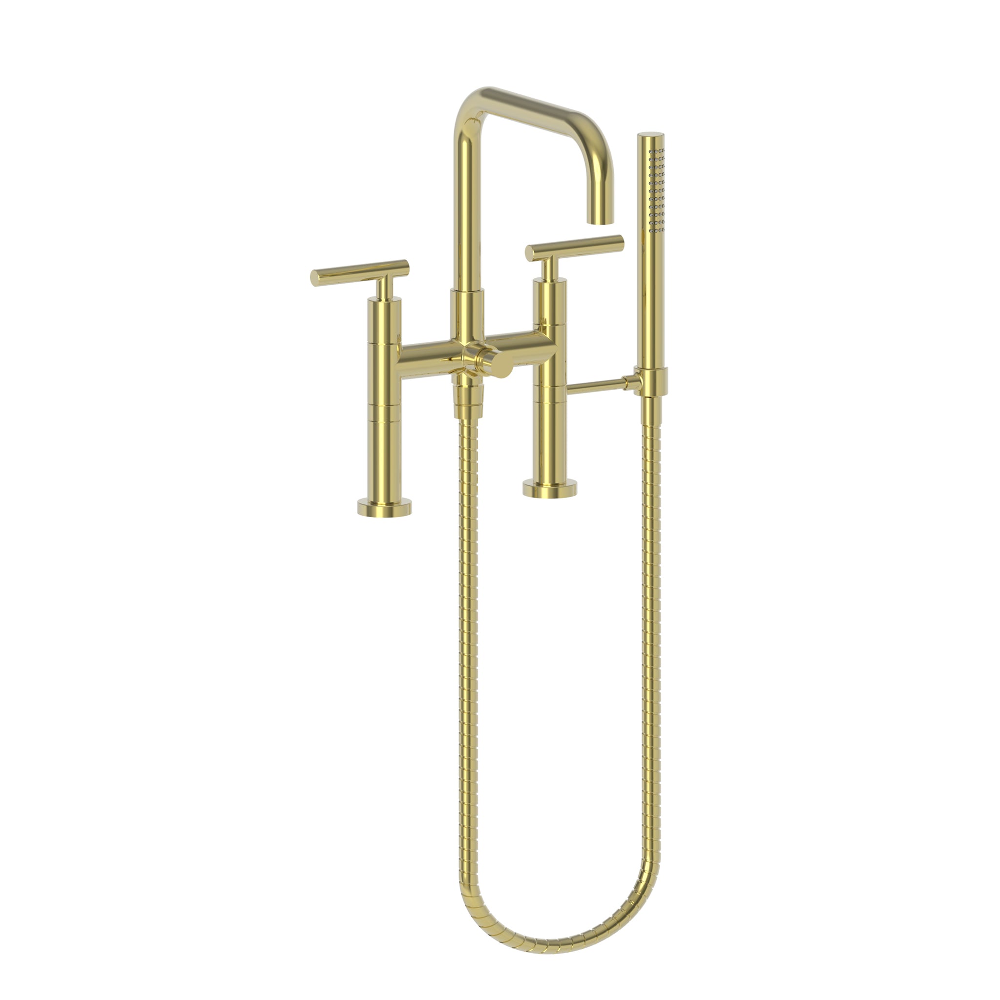 Newport Brass 1400-4273 East Square Exposed Tub & Hand Shower Set - De ...