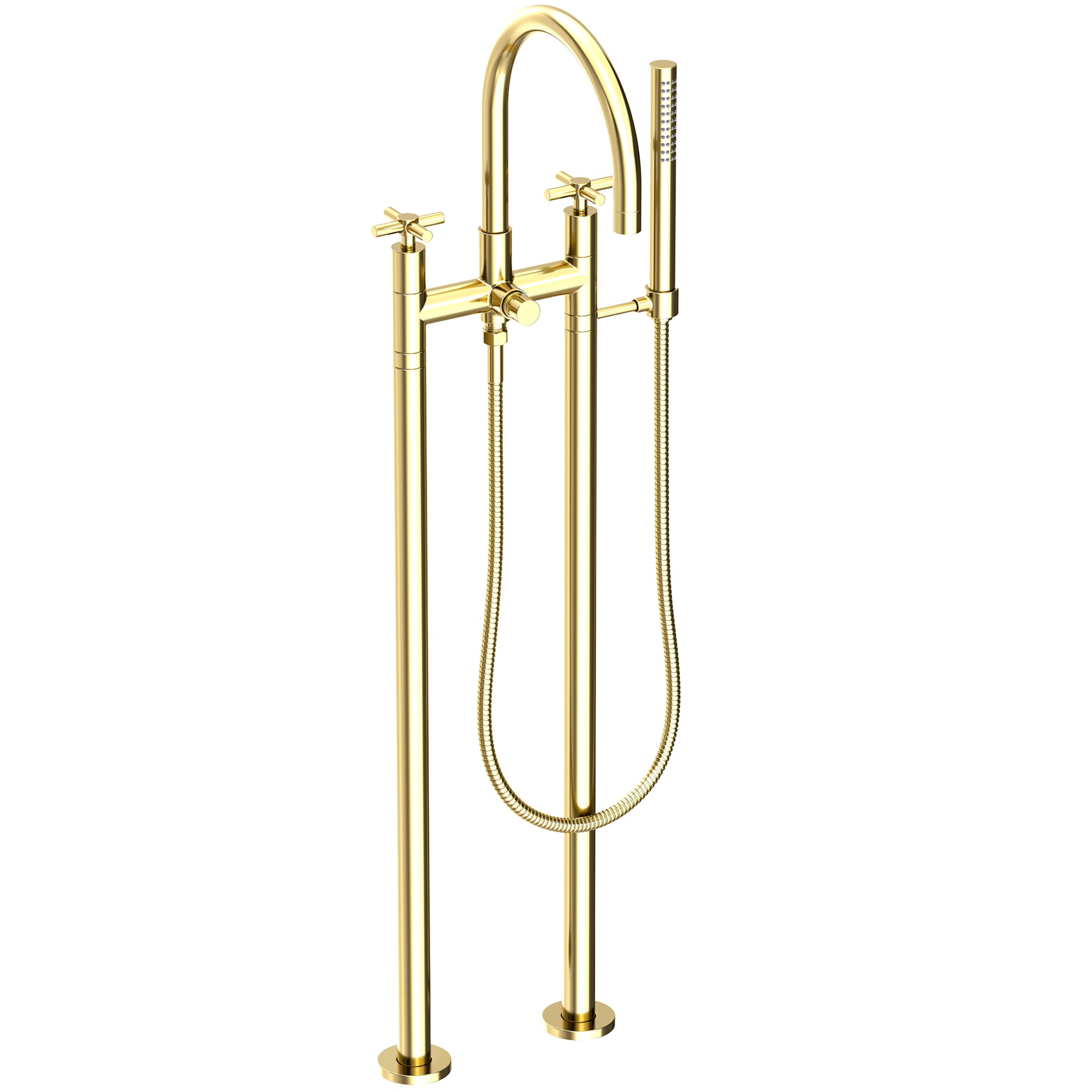 Newport Brass 1500-4262 East Linear Exposed Tub & Hand Shower Set W/Ri ...