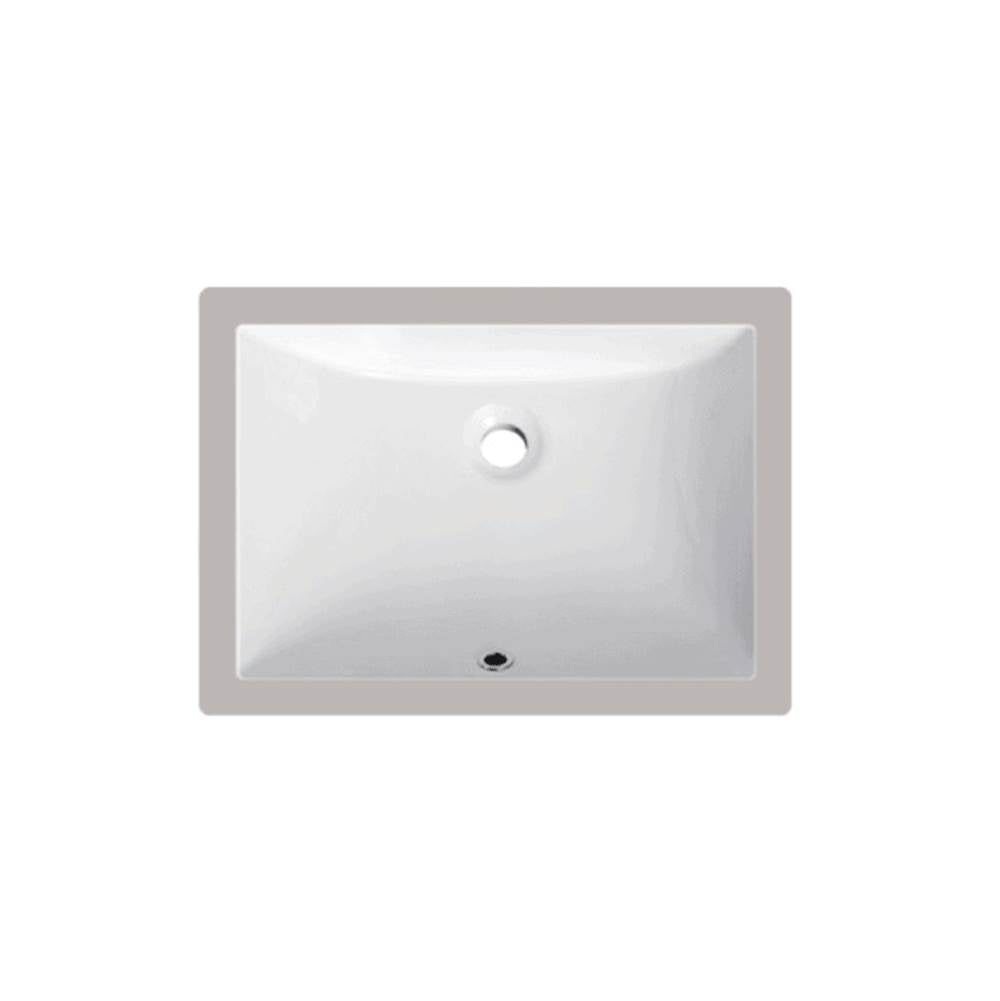 Lenova PU-912ADA Undermount Single Bowl 20-1/16 x 15 x 5-3/4 - White a ...